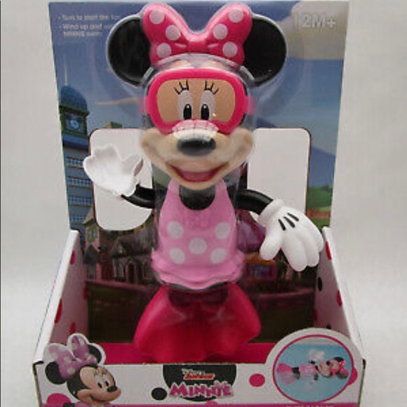 Disney | Toys | New Disney Junior Minnie Mouse Water Swimmer Kids Wind ...